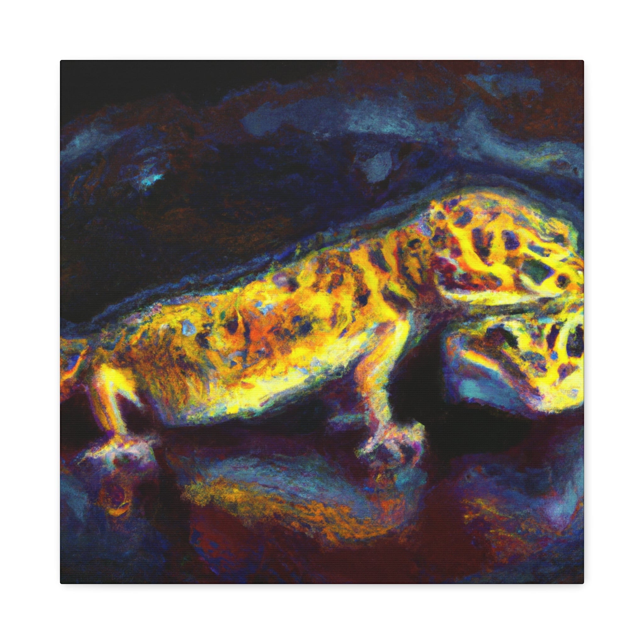 Leopard Gecko Seldom Seen - Canvas - Walmart.com