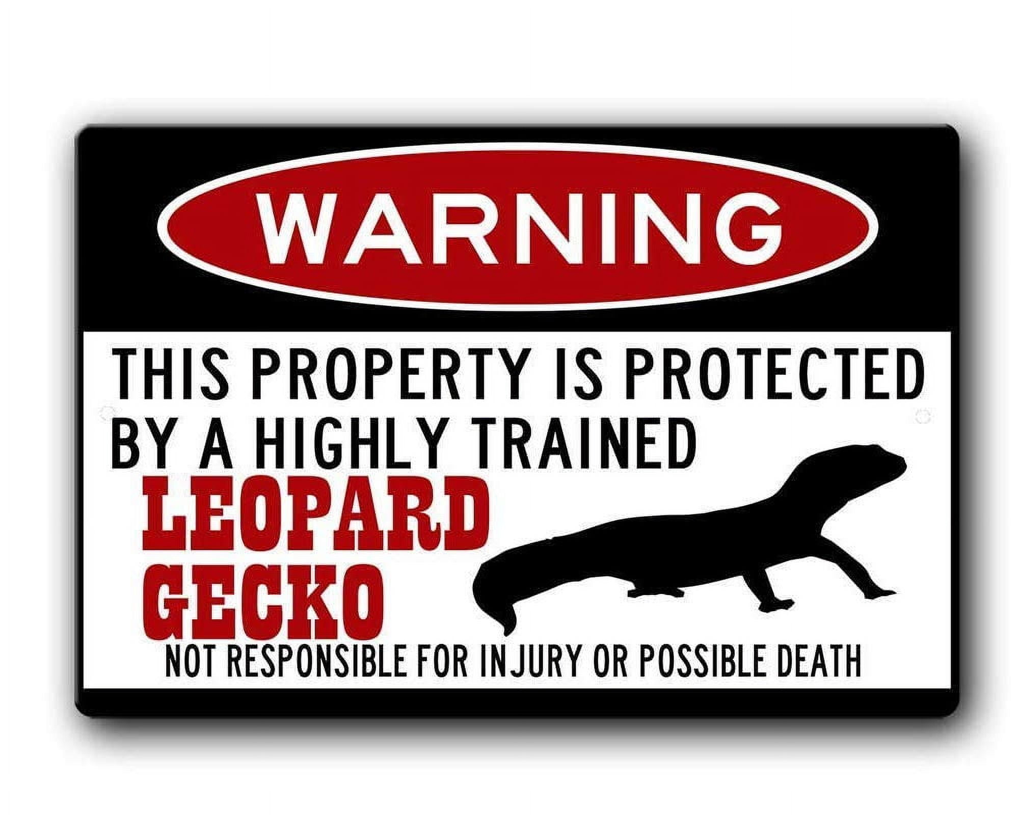 Leopard Gecko Sign,Funny Metal Signs,Leopard Gecko Gift,Gecko ...