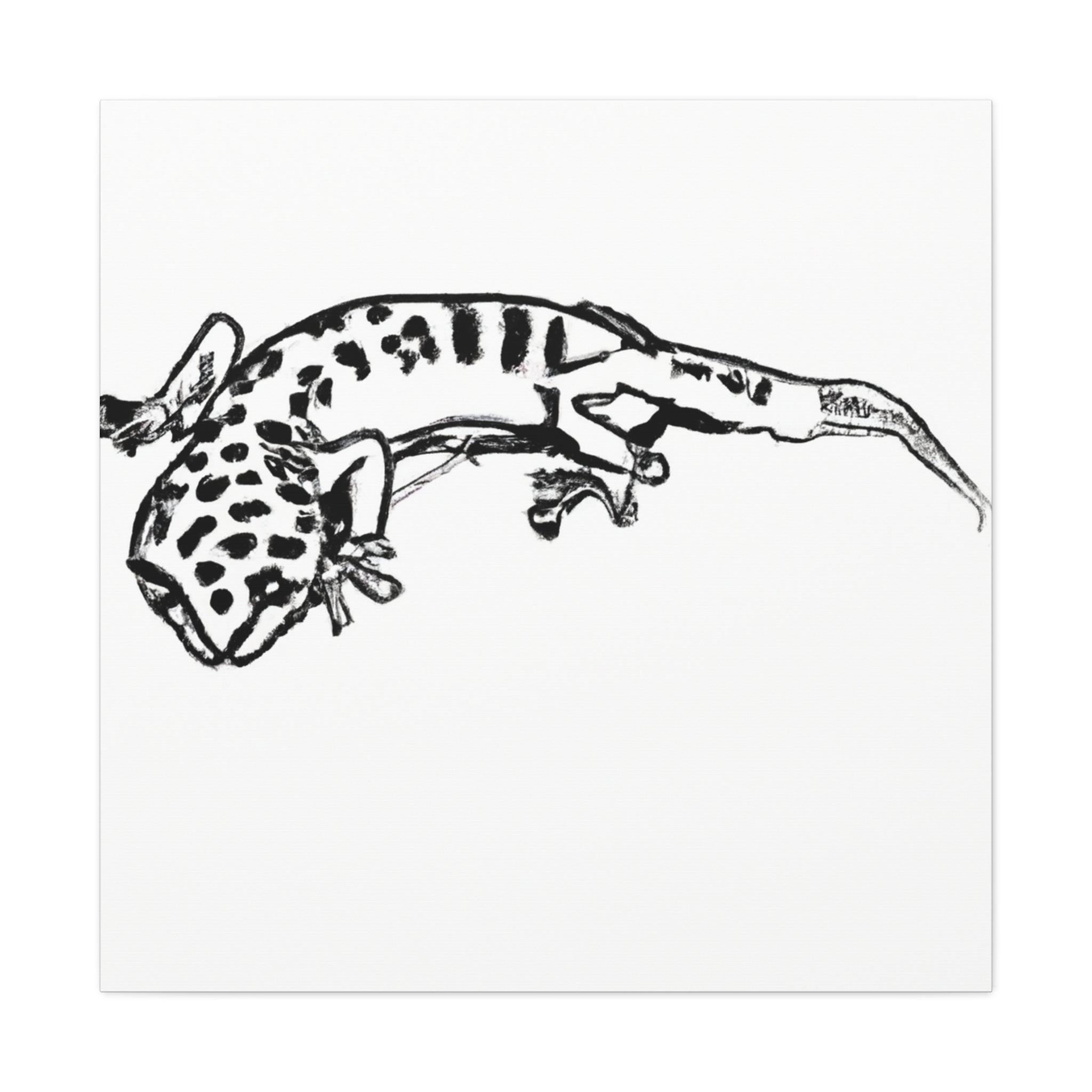 Leopard Gecko Simplicity - Canvas - Walmart.com