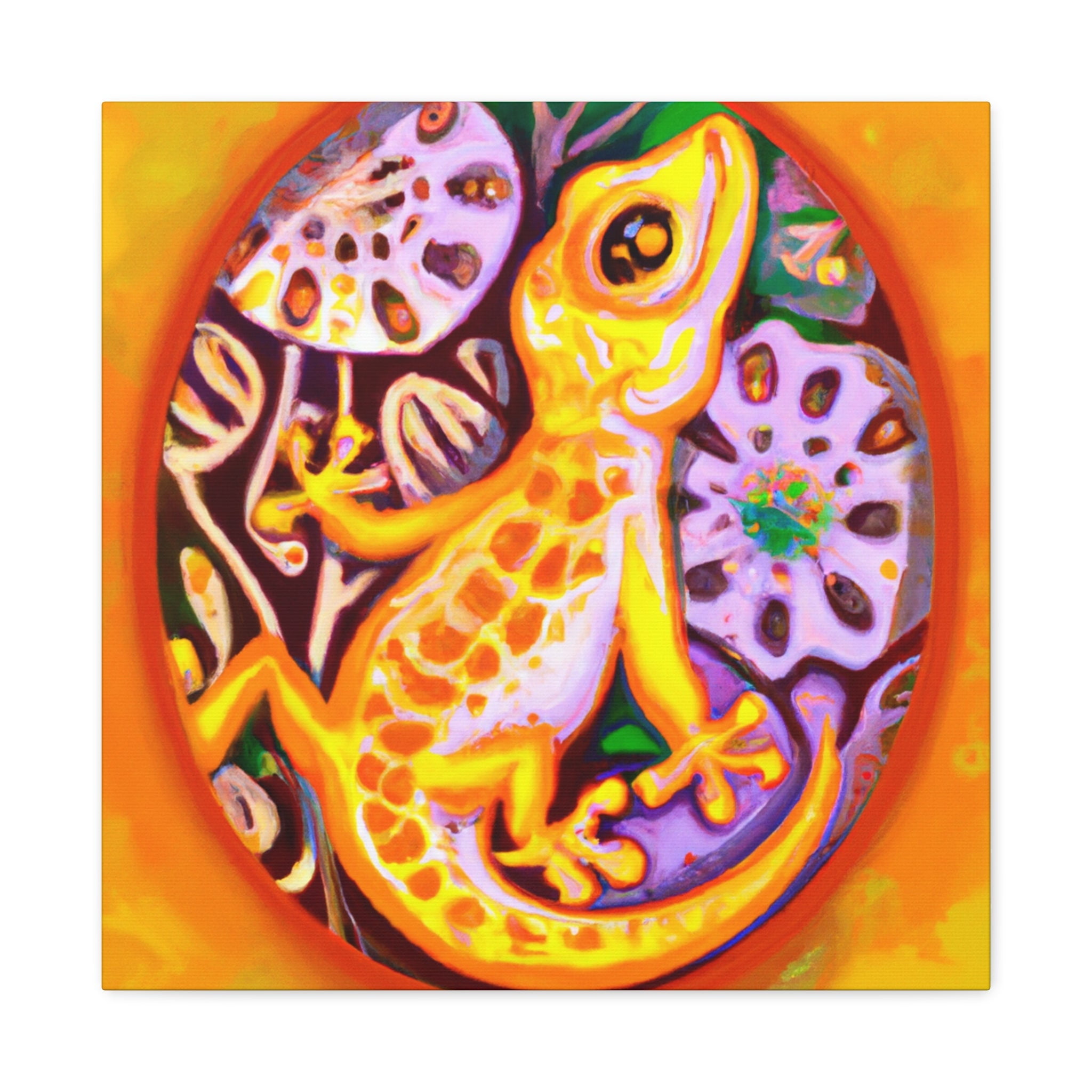 Leopard Gecko Splendor - Canvas - Walmart.com