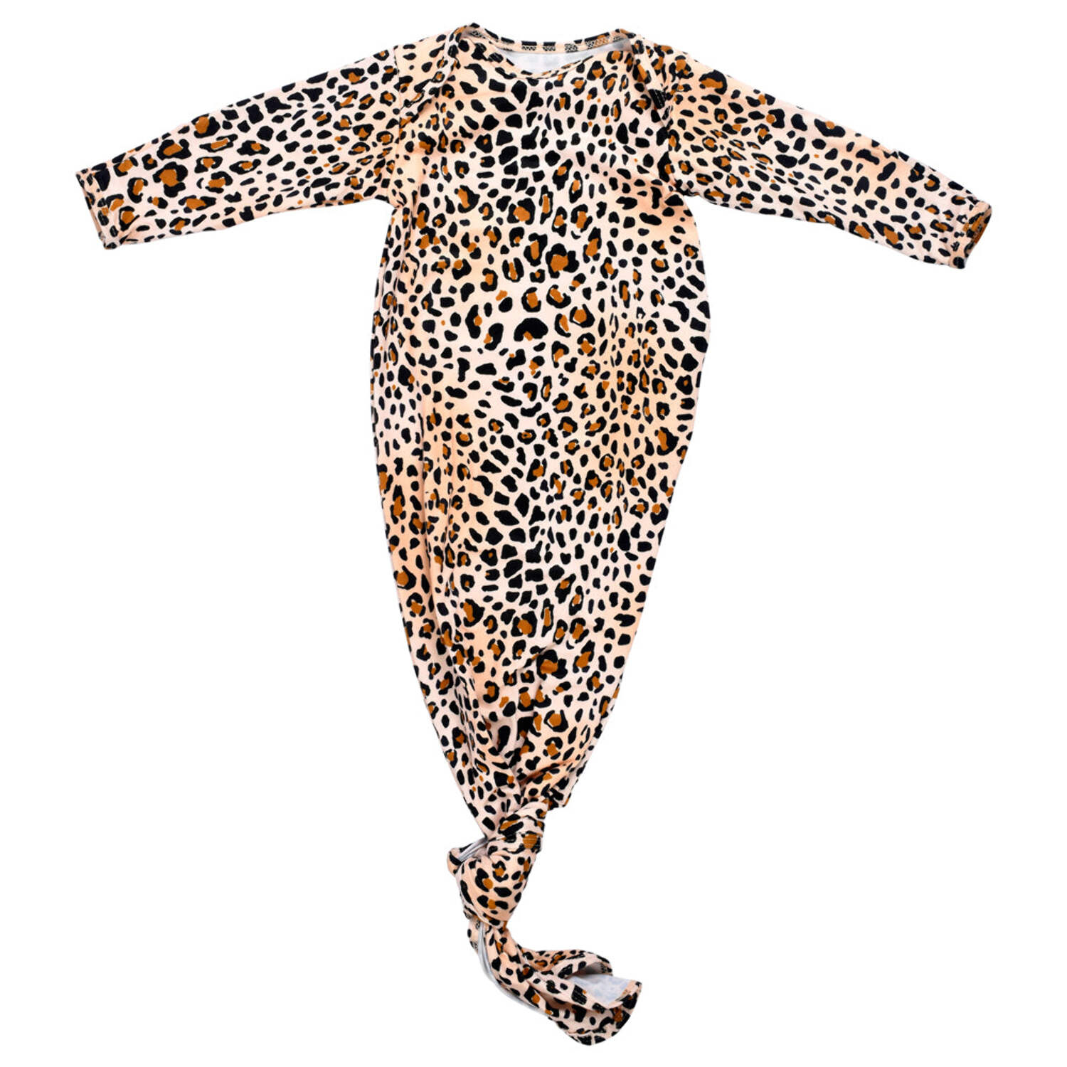 Leopard Knotted Baby Gown - Walmart.com