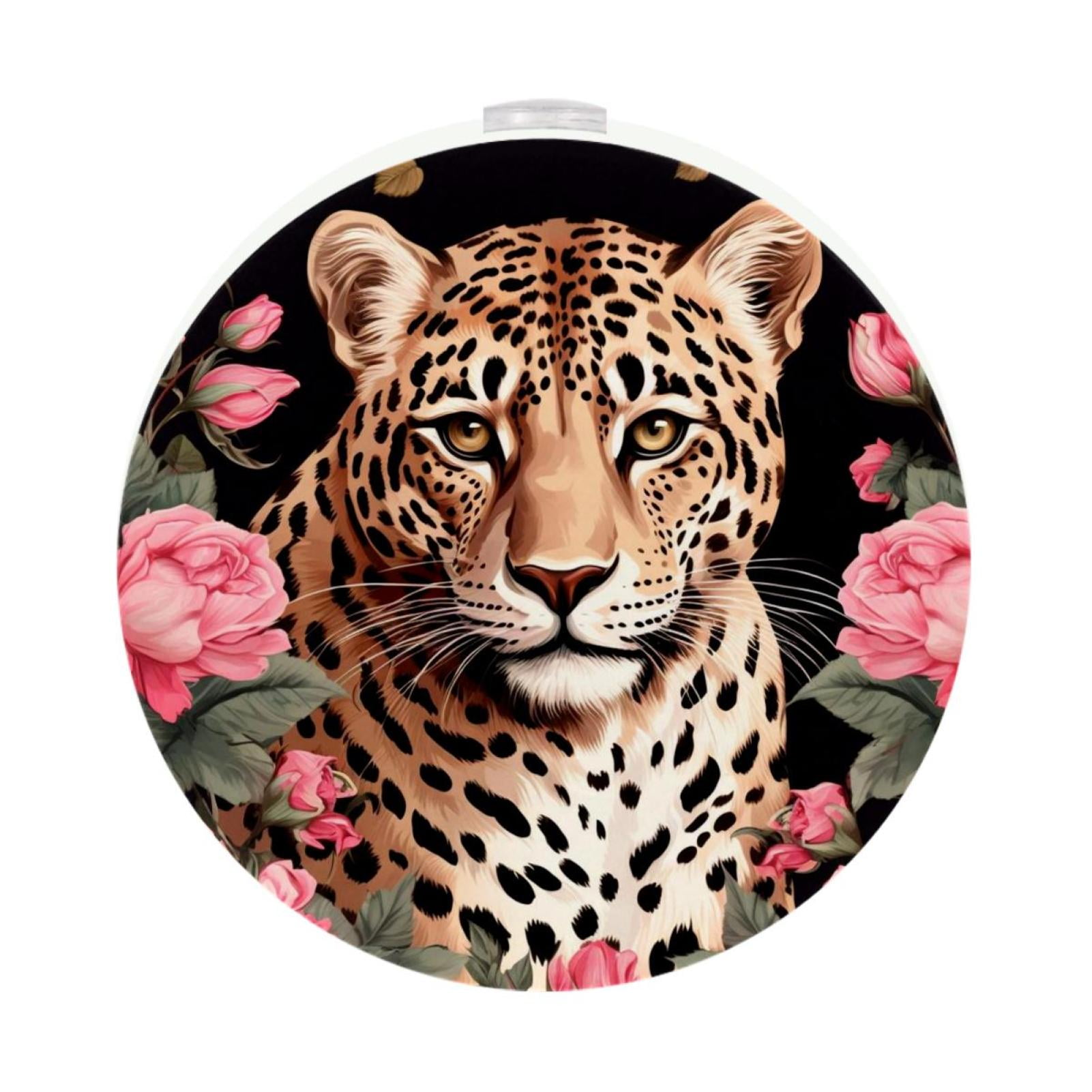 Leopard LED Round Night Light-2PCS: Compact and Energy-Efficient ...