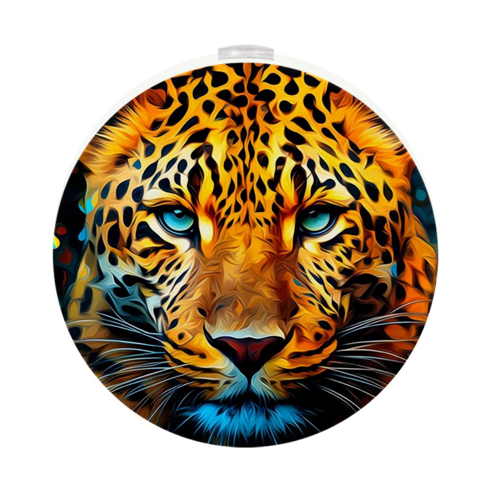 Leopard LED Round Night Light-2PCS | Energy-Efficient Plug-in ...