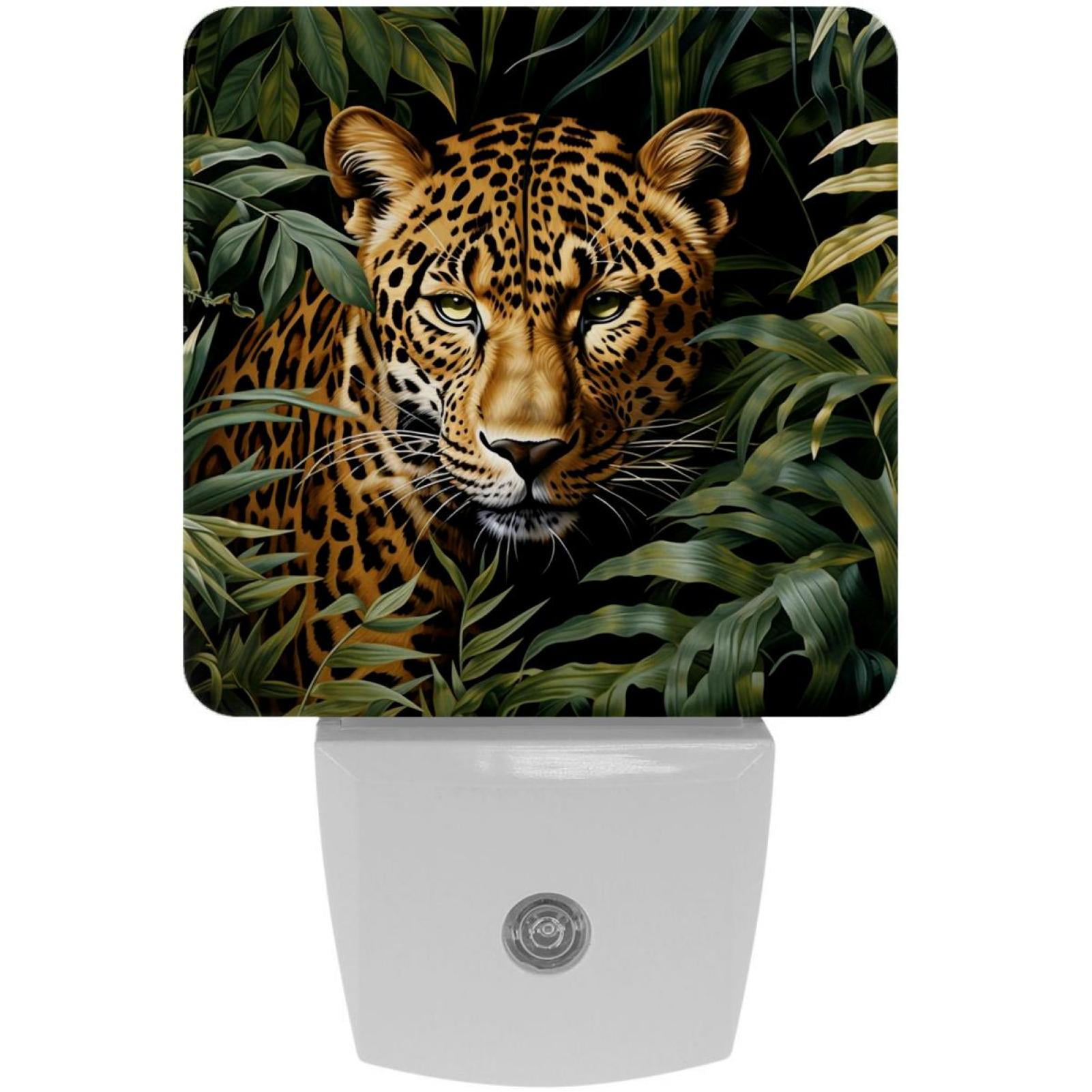 Leopard LED Square Night Lights - Energy Efficient and Stylish Bedroom ...