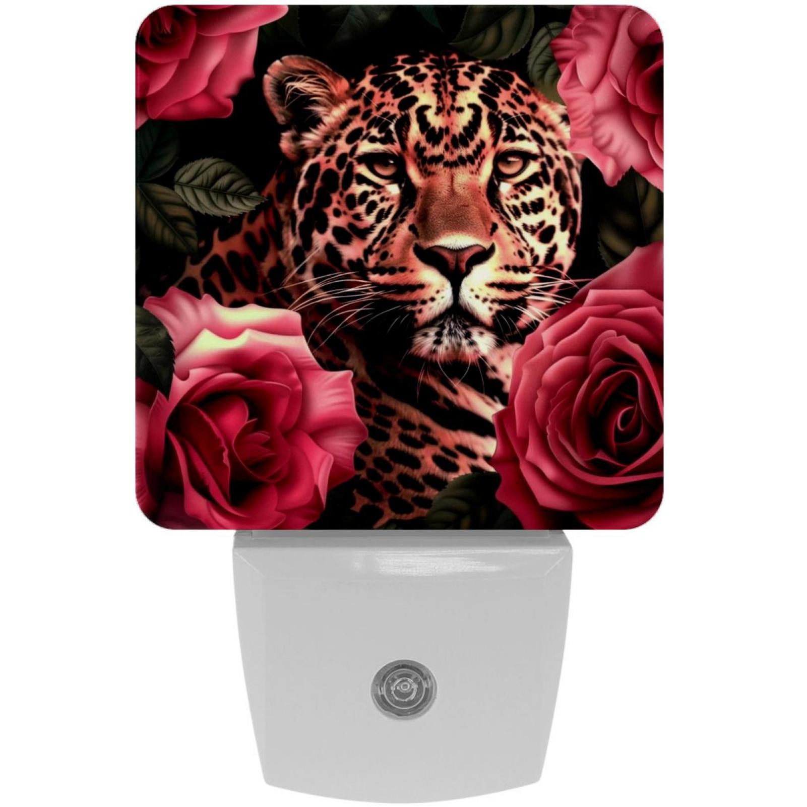 Leopard LED Square Night Lights - Modern Design, Soft Glow, Energy ...