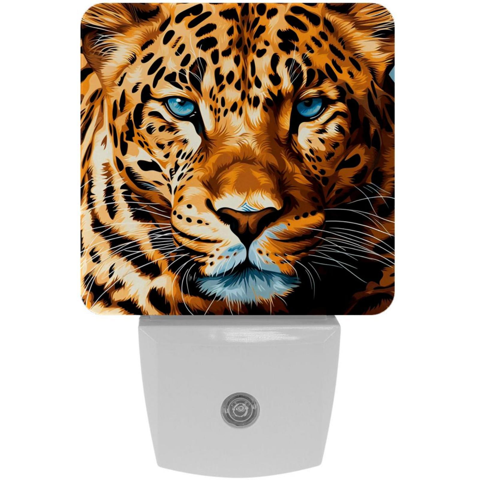 Leopard LED Square Night Lights - Small and Bright Illumination for ...