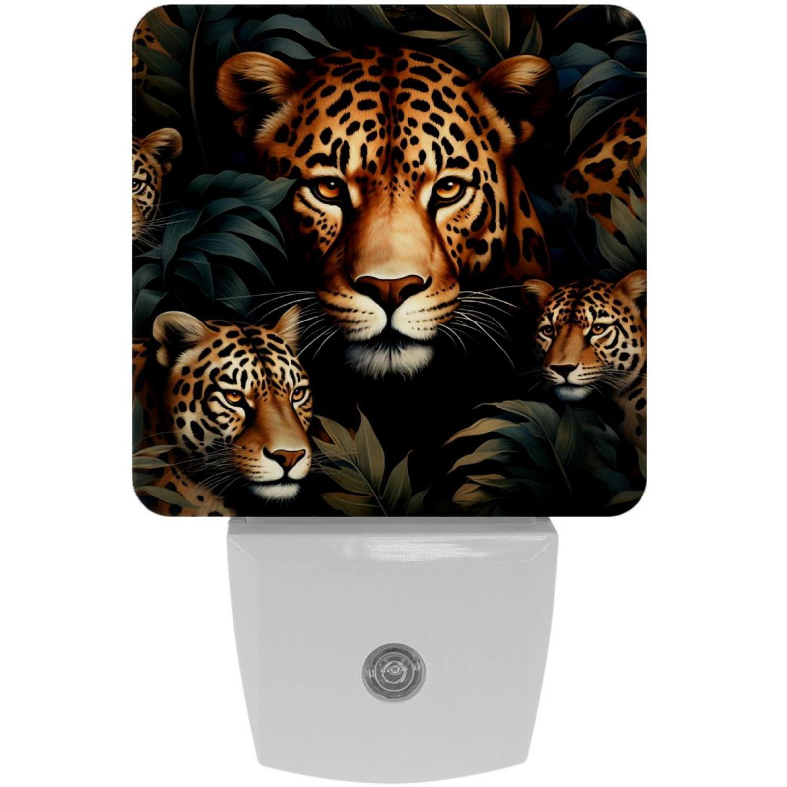 Leopard LED Square Night Lights - Stylish and Energy-Efficient Room ...