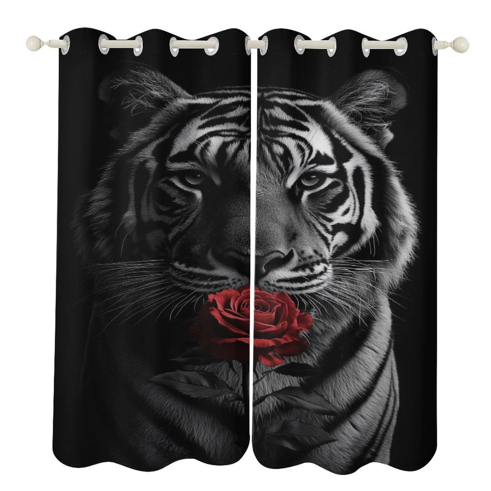 Leopard Lion Rose Suitable for Living Rooms with Perforated Insulation ...