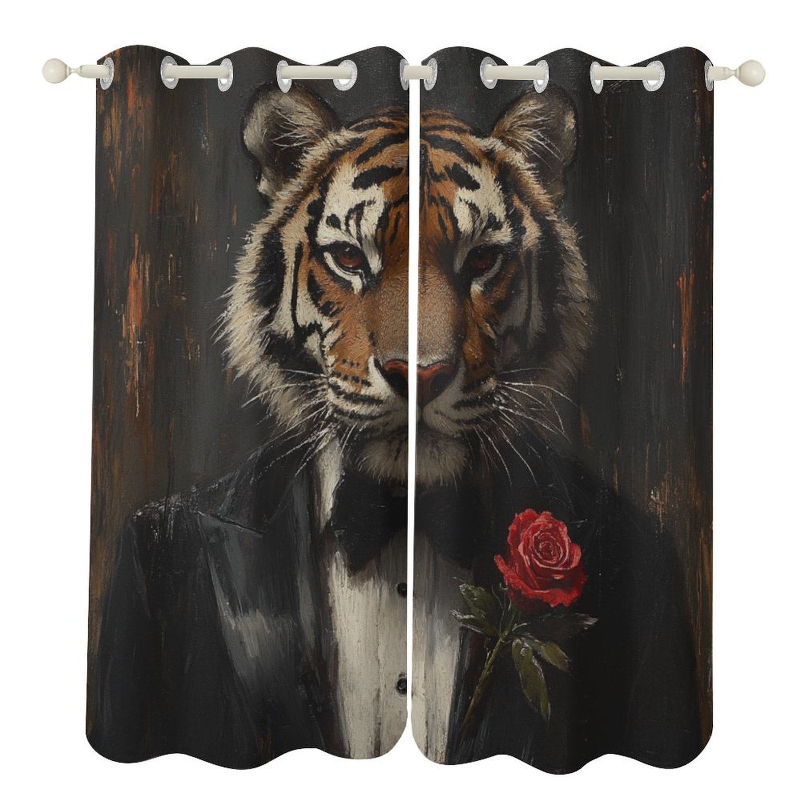 Leopard Lion Rose Suitable for Living Rooms with Perforated Insulation ...