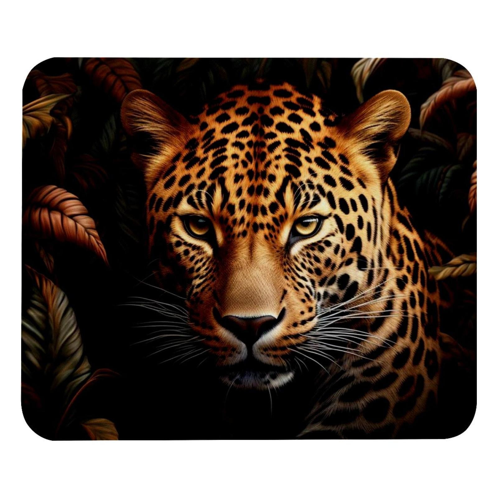 Leopard Mouse Pad for Wireless Mouse Home Office Desk Laptop with ...