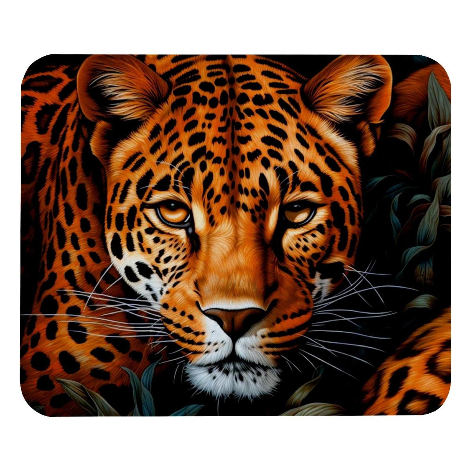 Leopard Mouse Pad for Wireless Mouse Home Office Desk Laptop with ...