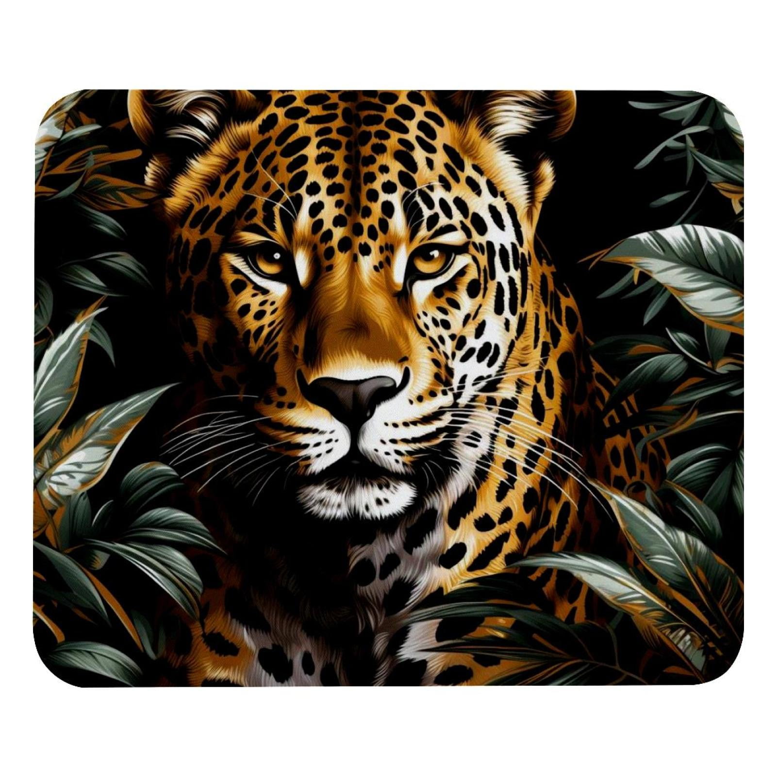 Leopard Mouse Pad for Wireless Mouse Home Office Desk Laptop with ...