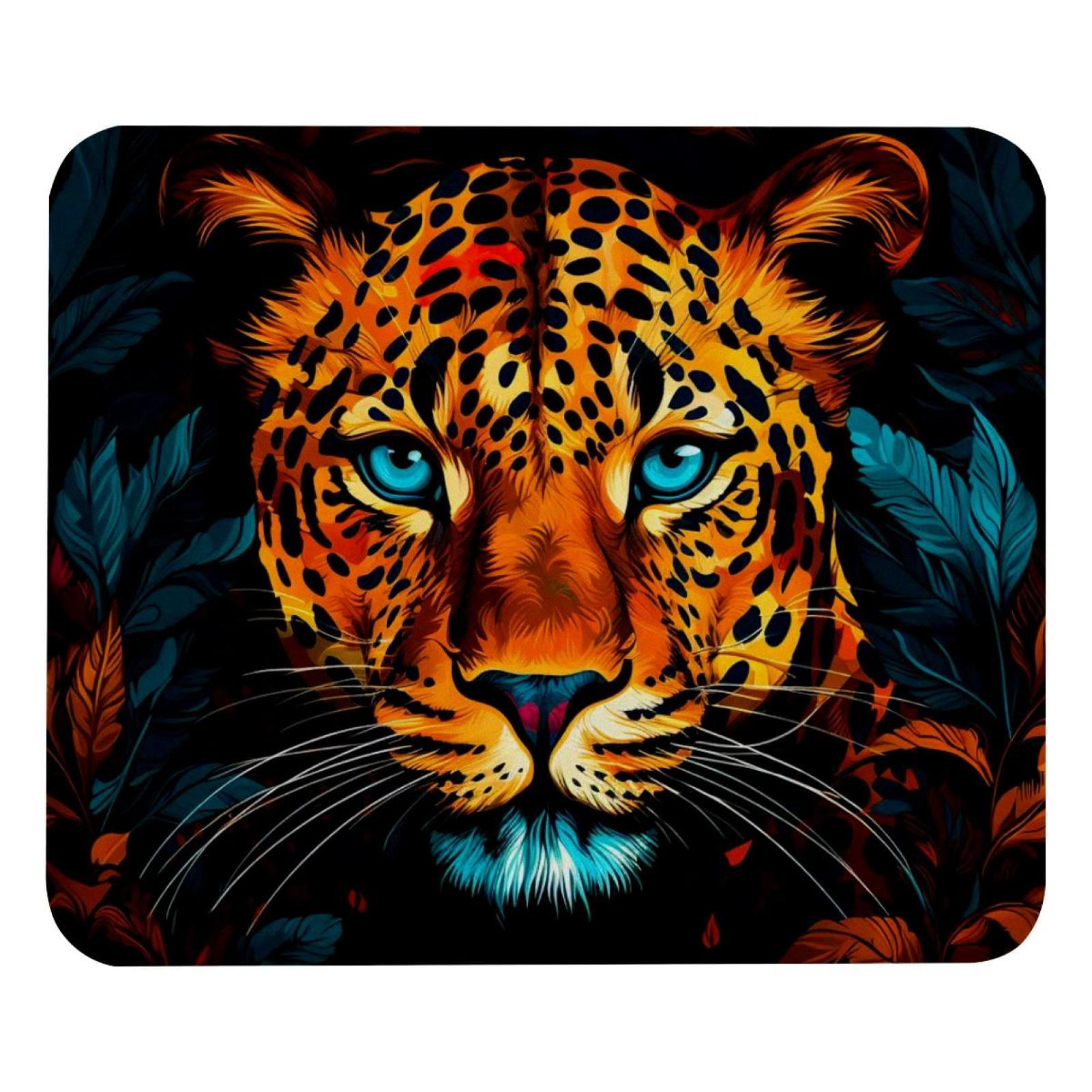Leopard Mouse Pad for Wireless Mouse Home Office Desk Laptop with ...