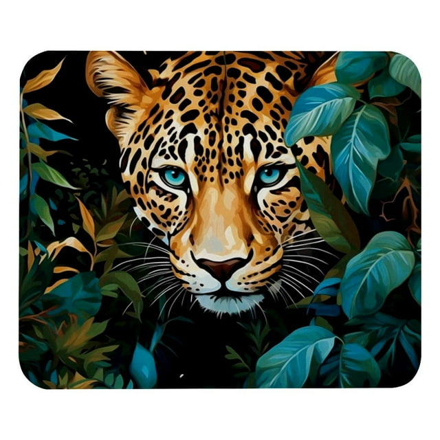 Leopard Mouse Pad for Wireless Mouse Home Office Desk Laptop with ...