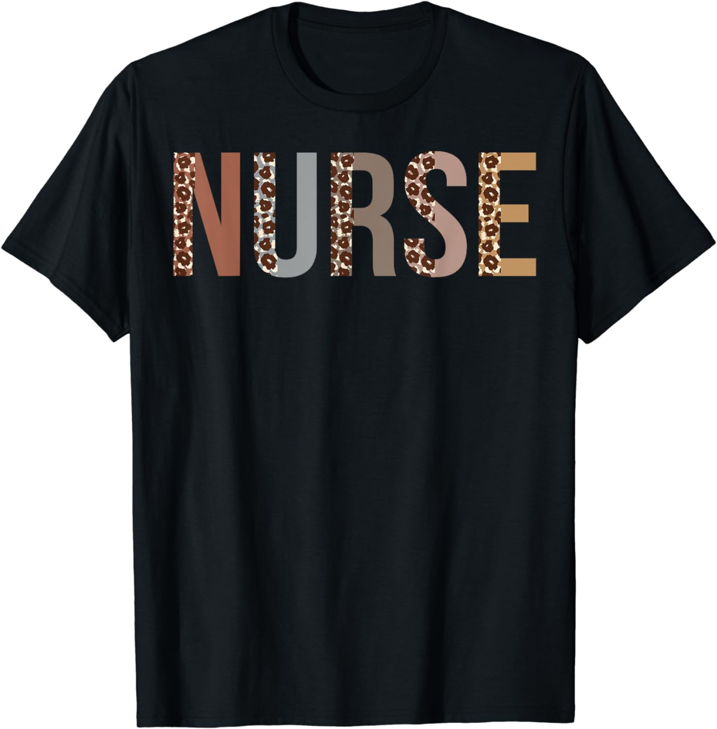 Leopard Nurse Day Appreciation Nurse Week For Women For Work T-Shirt ...