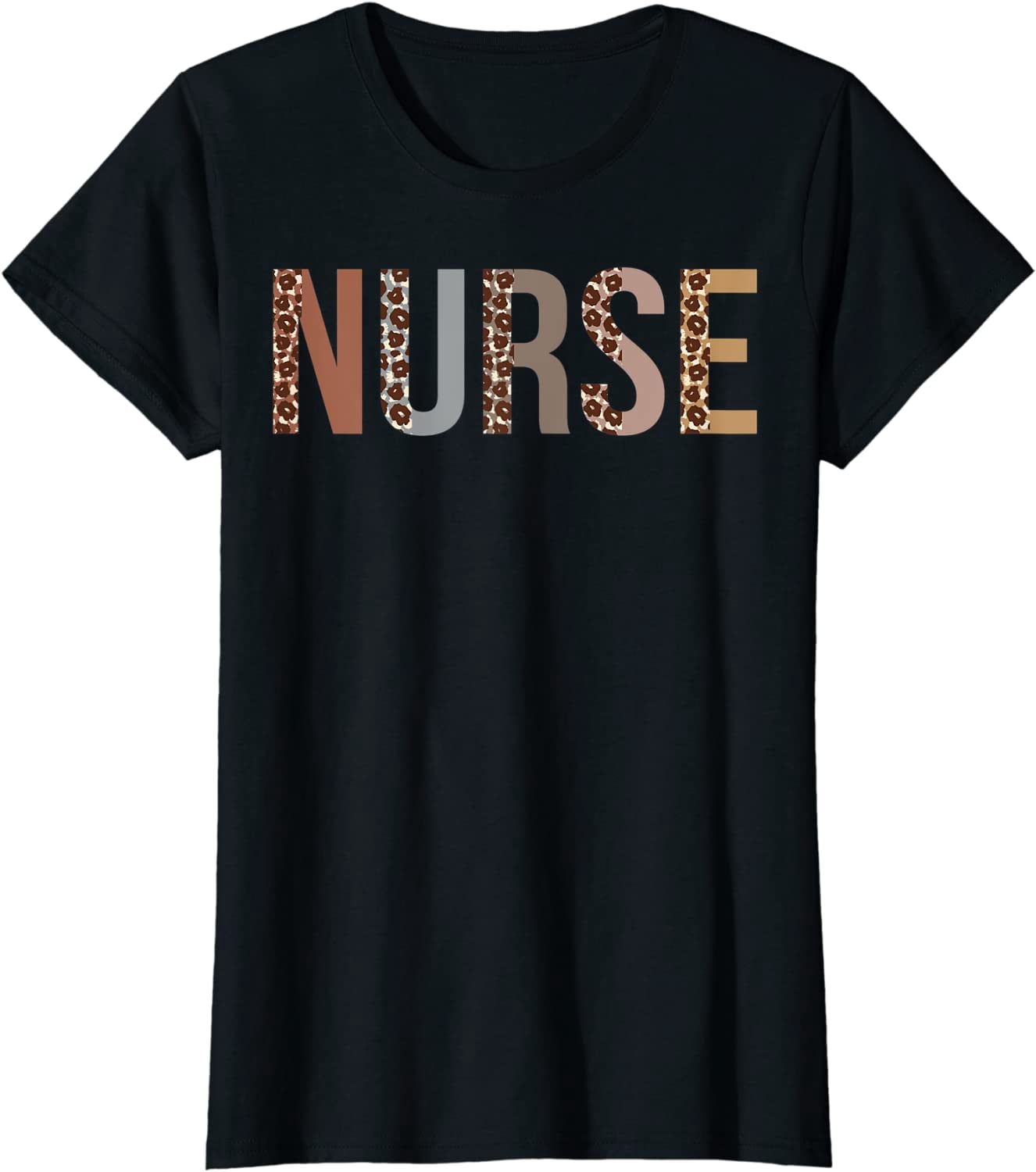 Leopard Nurse Day Appreciation Nurse Week For Work T-Shirt - Walmart.com