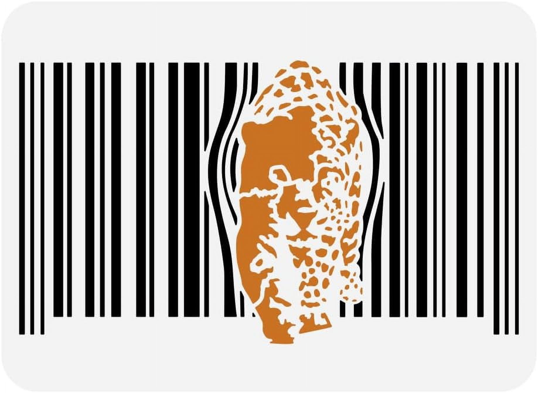 Leopard Painting Stencil 8.3x11.7 inches - Plastic Reusable Graffiti ...
