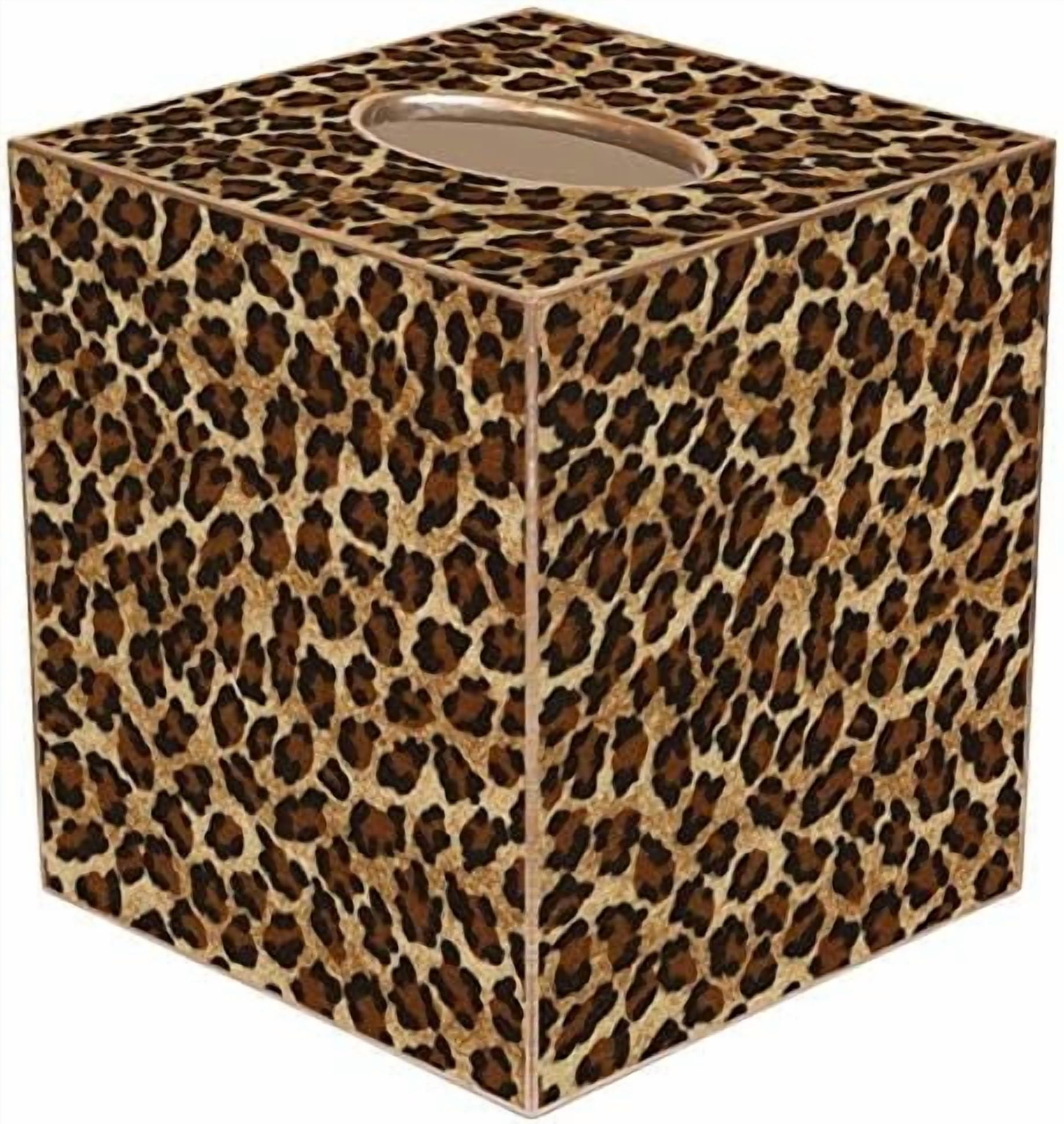 Leopard Paper Mache Tissue Box Cover$$Art & Craft - Walmart.com