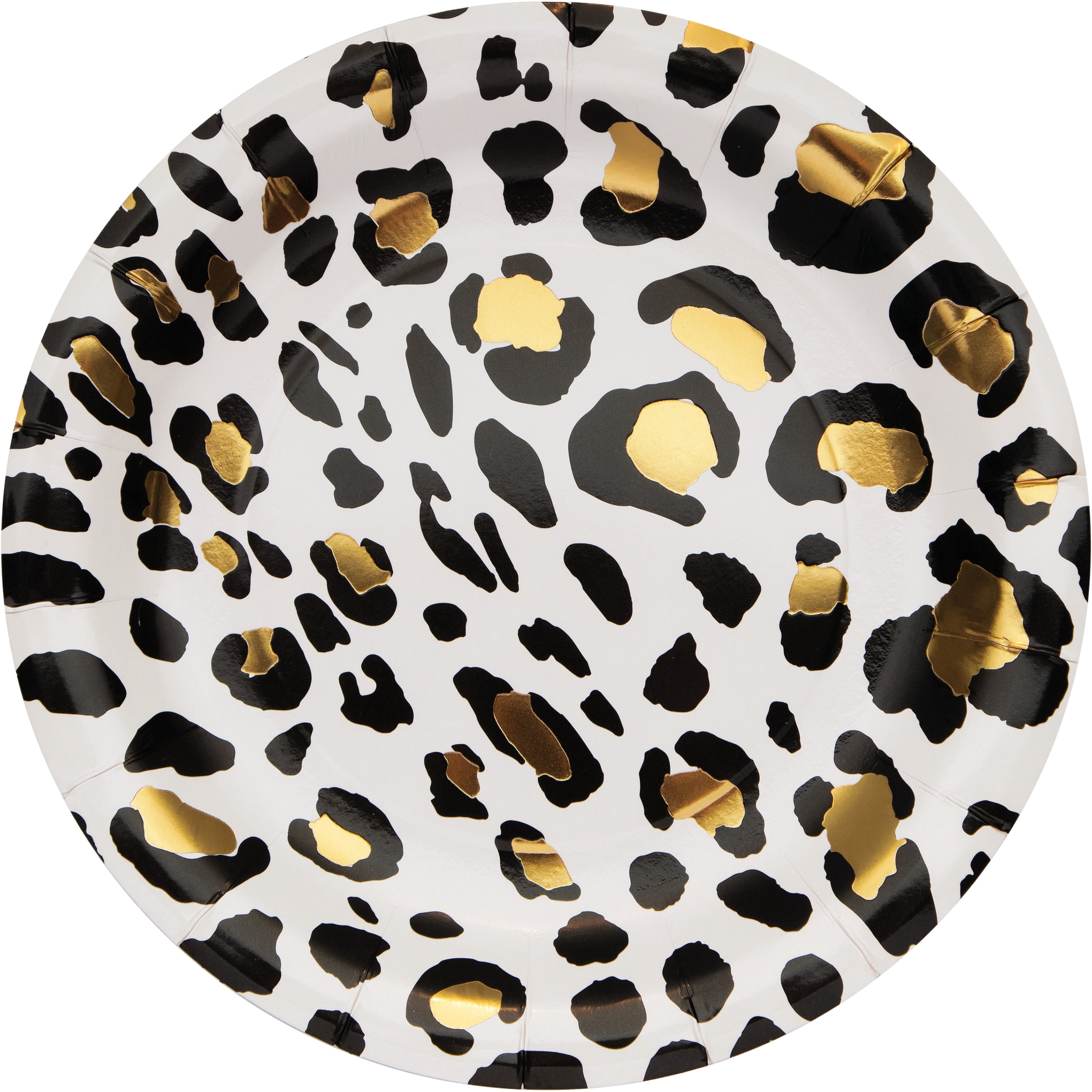 Leopard Paper Plates, 24 Count - Walmart Business Supplies