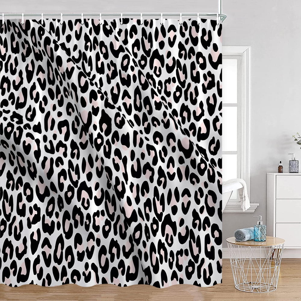 Leopard Pattern Shower Curtain Panther Wild Animals Modern Fashion ...