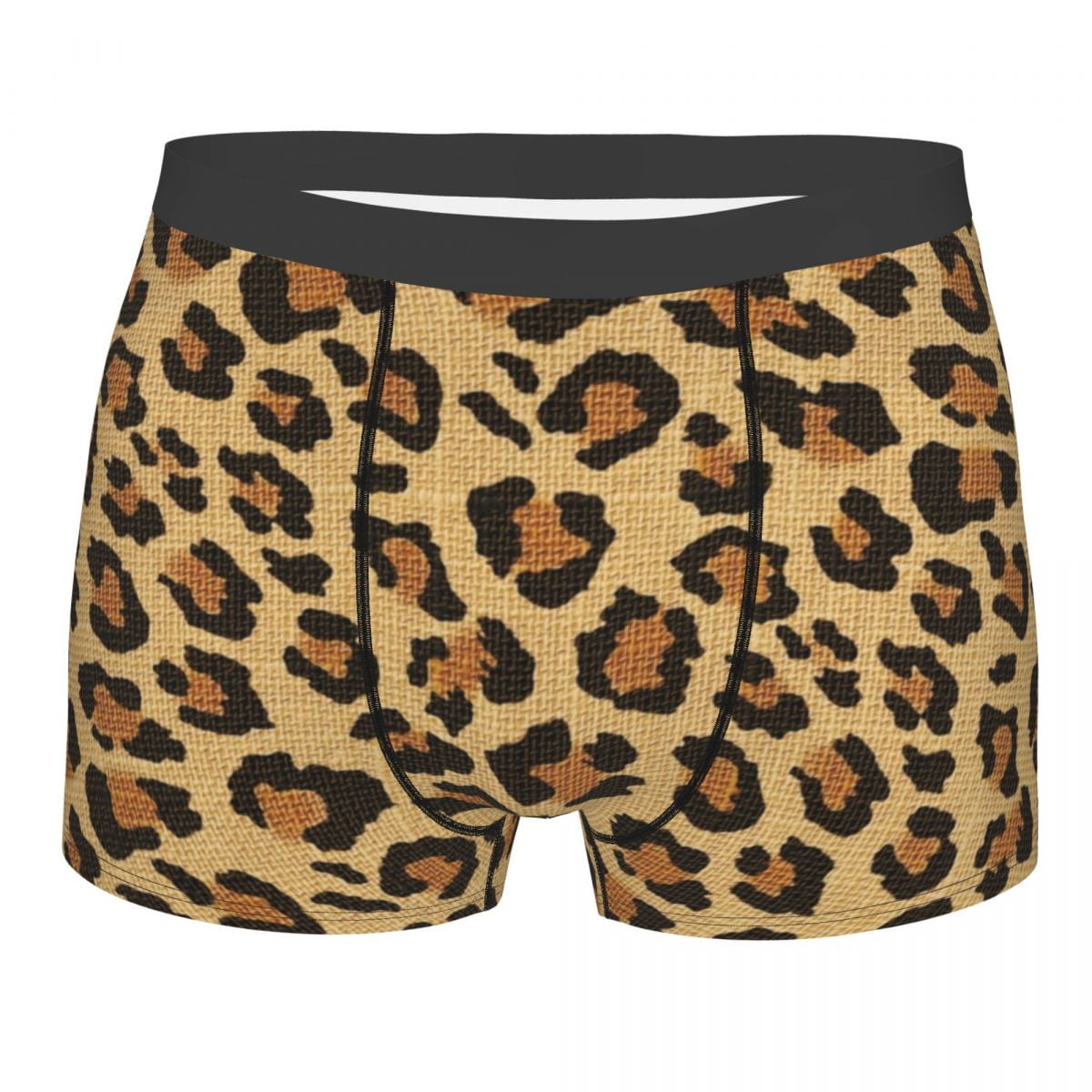 Leopard Pattern Underwear Men Breathbale Tropical Wild Animal Boxer ...