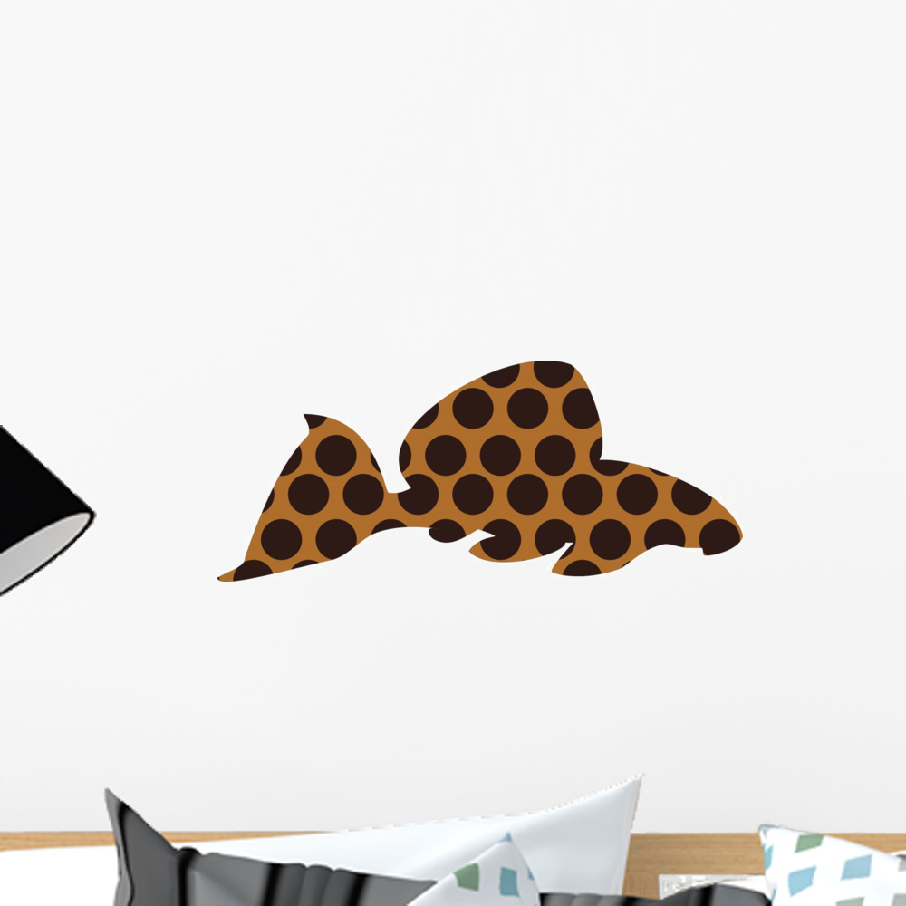 Leopard Pleco Freshwater Aquarium Wall Decal Sticker by Wallmonkeys ...