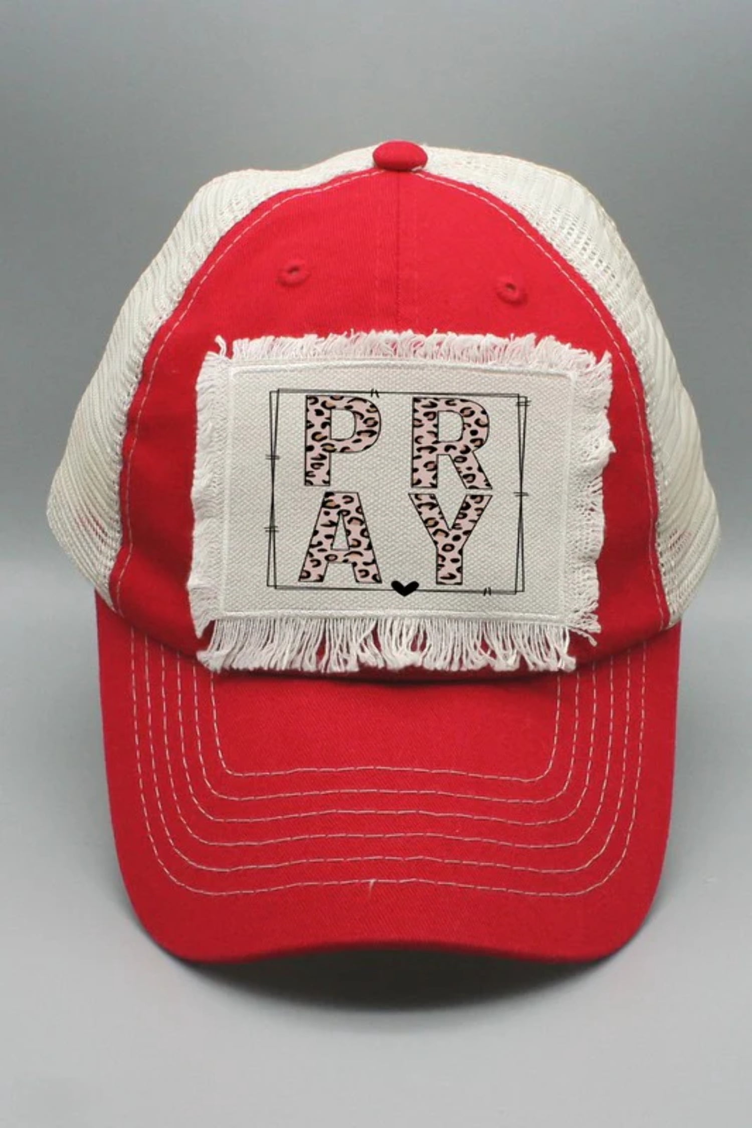 Leopard Pray Block Graphic Patch Hat - Walmart.com