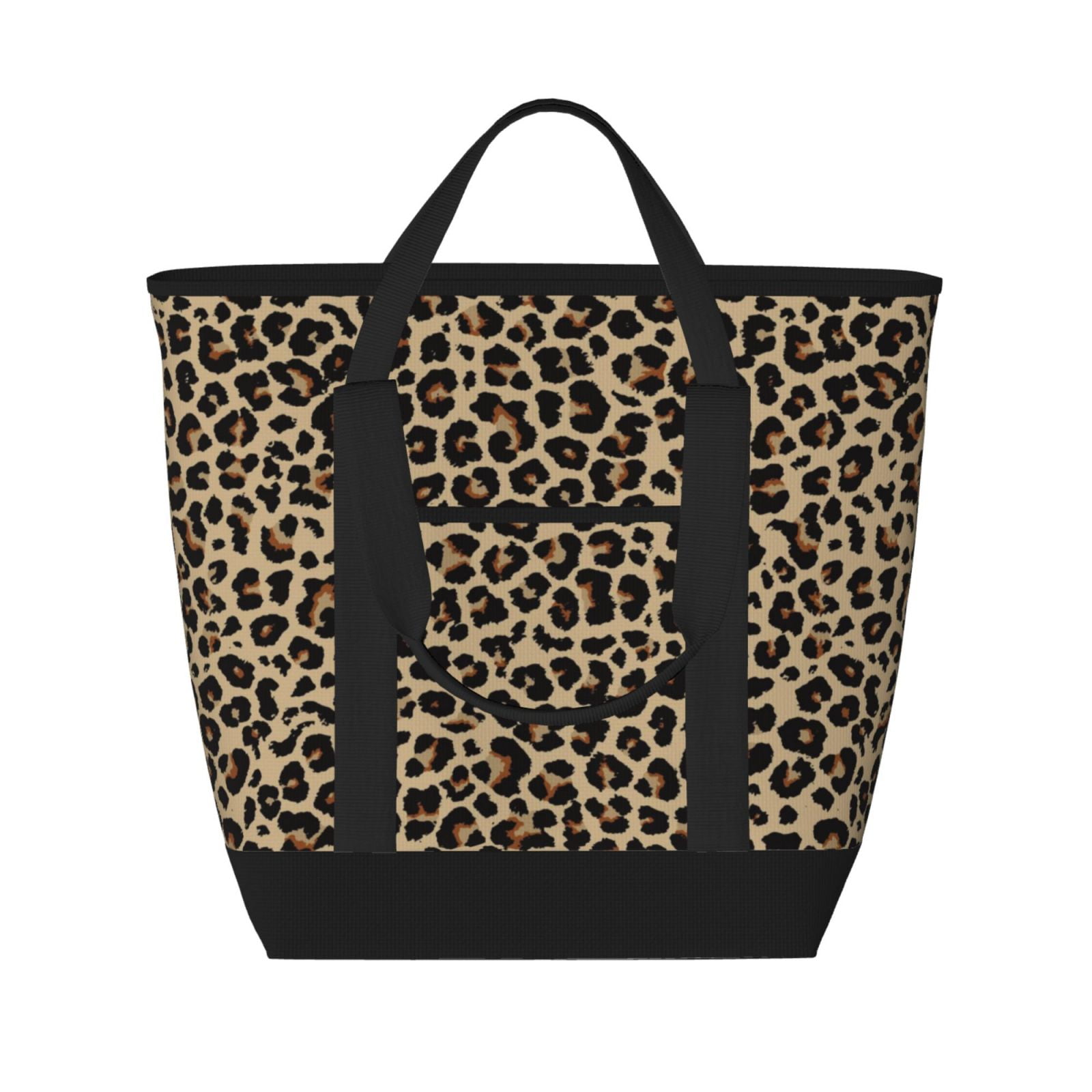 Leopard Print-1 Insulated Cooler Bag, Insulated Grocery Shopping Bags ...