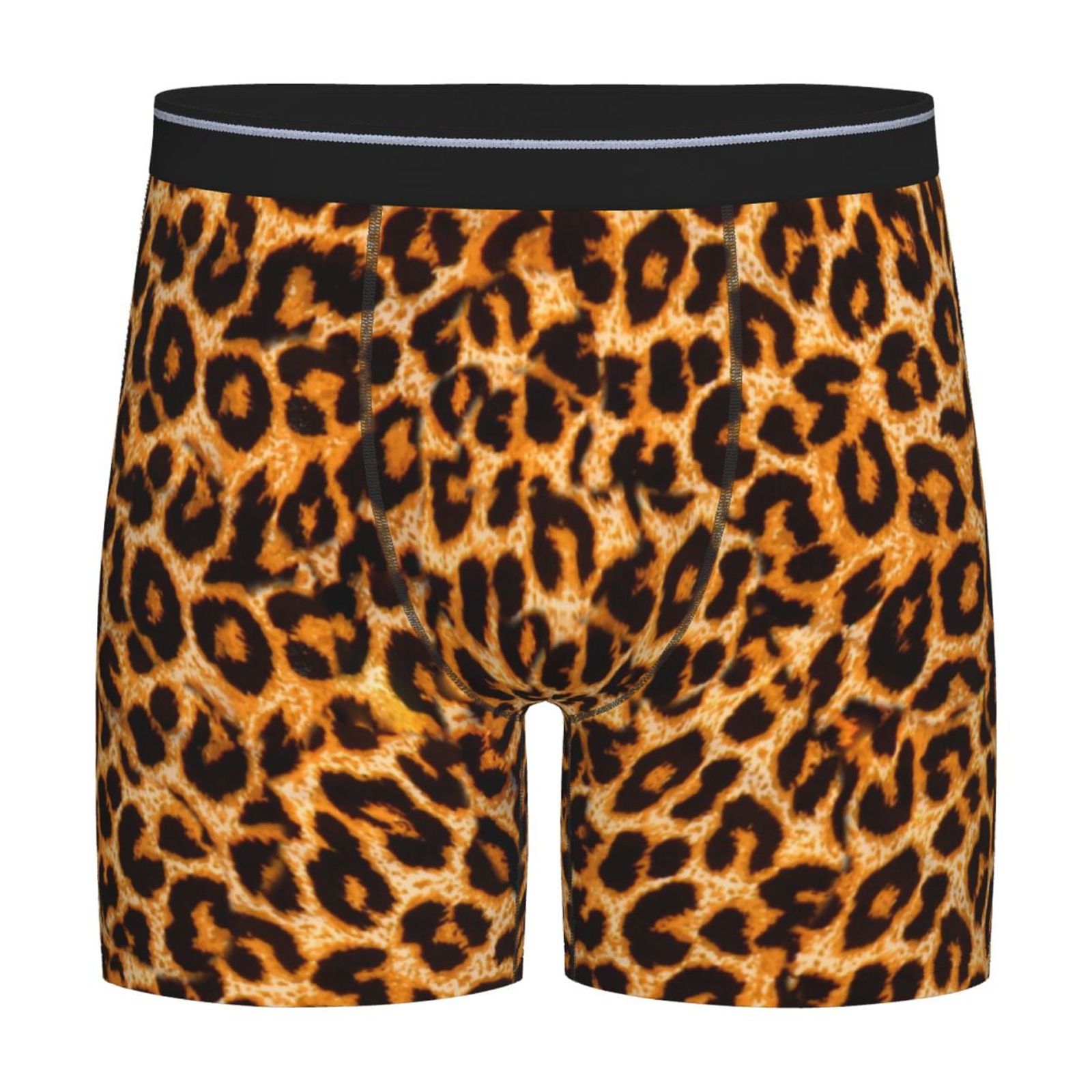 Leopard Print Animal Skin Underwear For Men,Soft Boxer Briefs ...