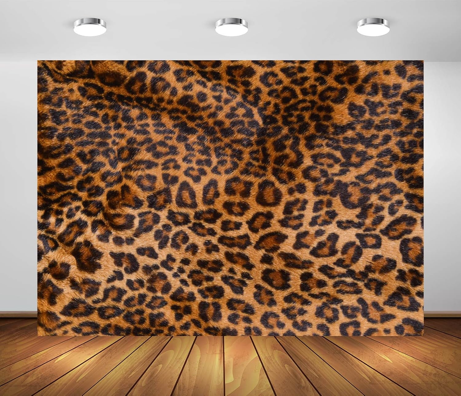 Leopard Print Backdrop Leopard Skin Pattern Cheetah Black Brown Spots ...