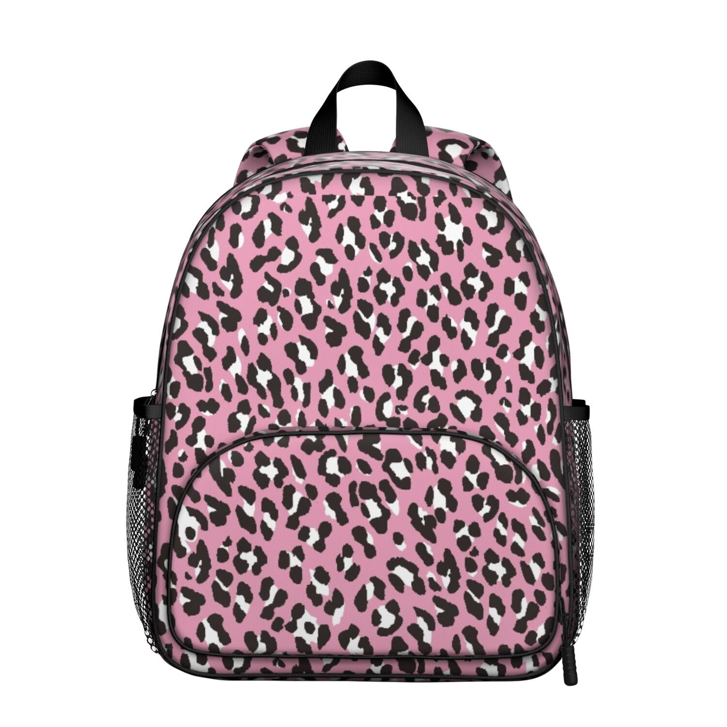 Leopard Print Backpack Backpack for School,Cute School Bag,Schoolbag ...