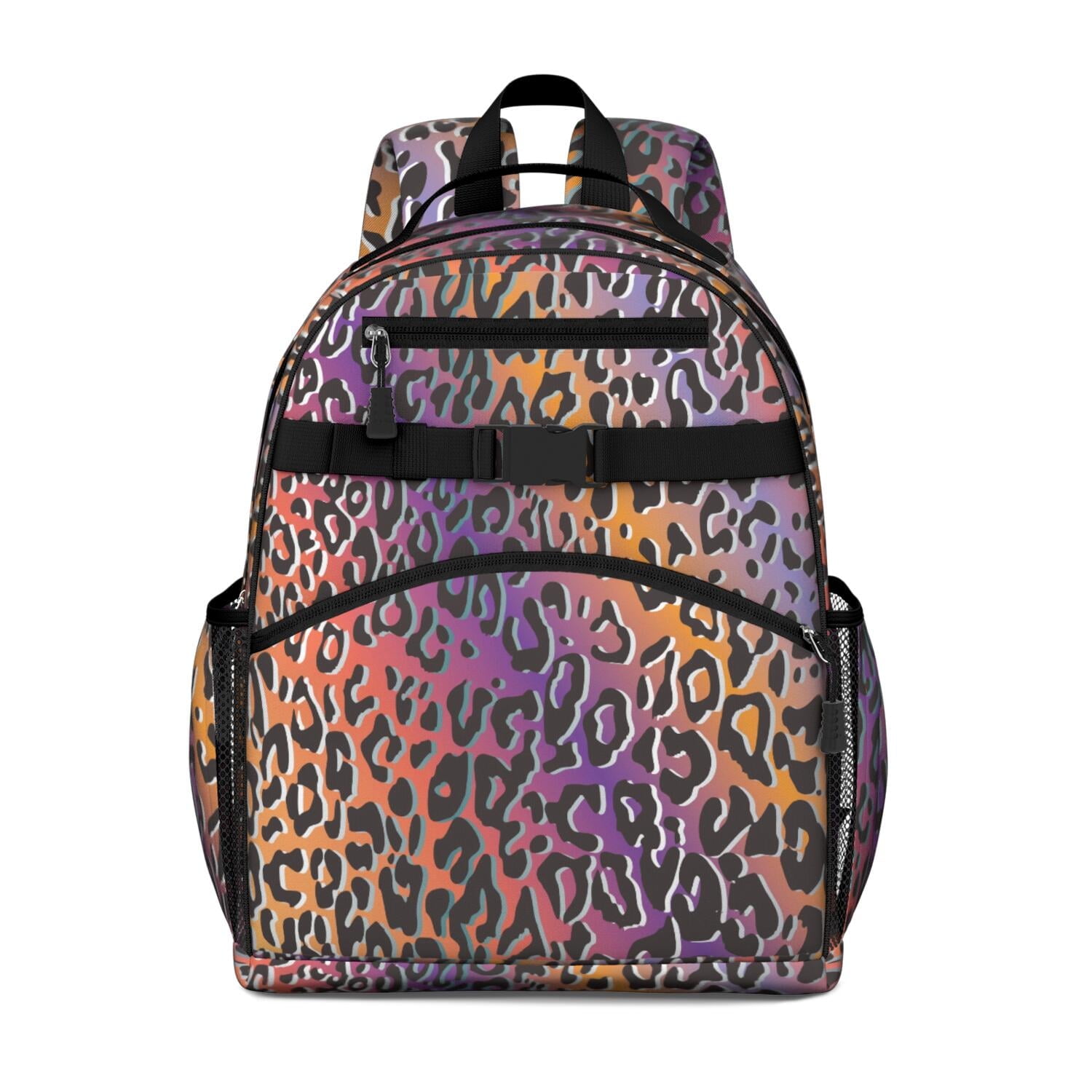 Leopard Print Backpack for School,Cute School Bag,Schoolbag with ...