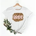 Leopard Print Bride T-Shirt Cute Bride Shirt Wifey Shirt Bridal Shower ...
