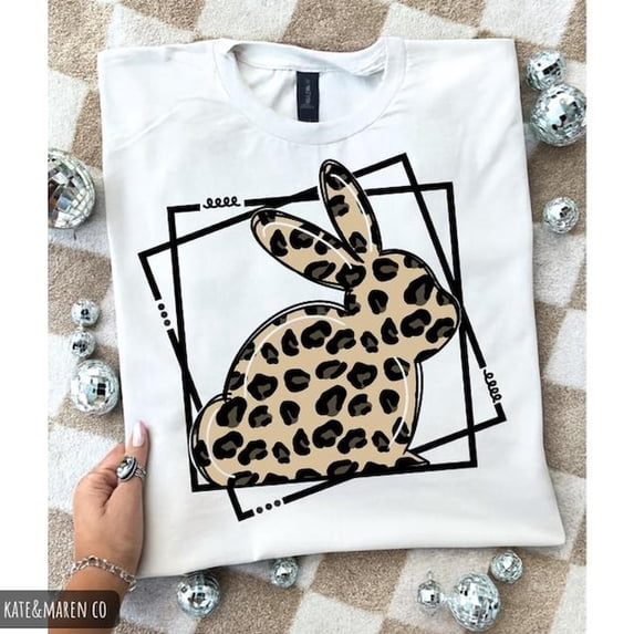 Leopard Print Bunny Preppy Easter Design ( ) - Walmart.com
