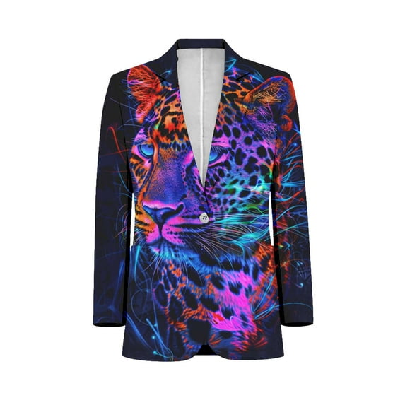 Leopard Print Cheetah Spots Customized Men's Suits full man Shawl ...