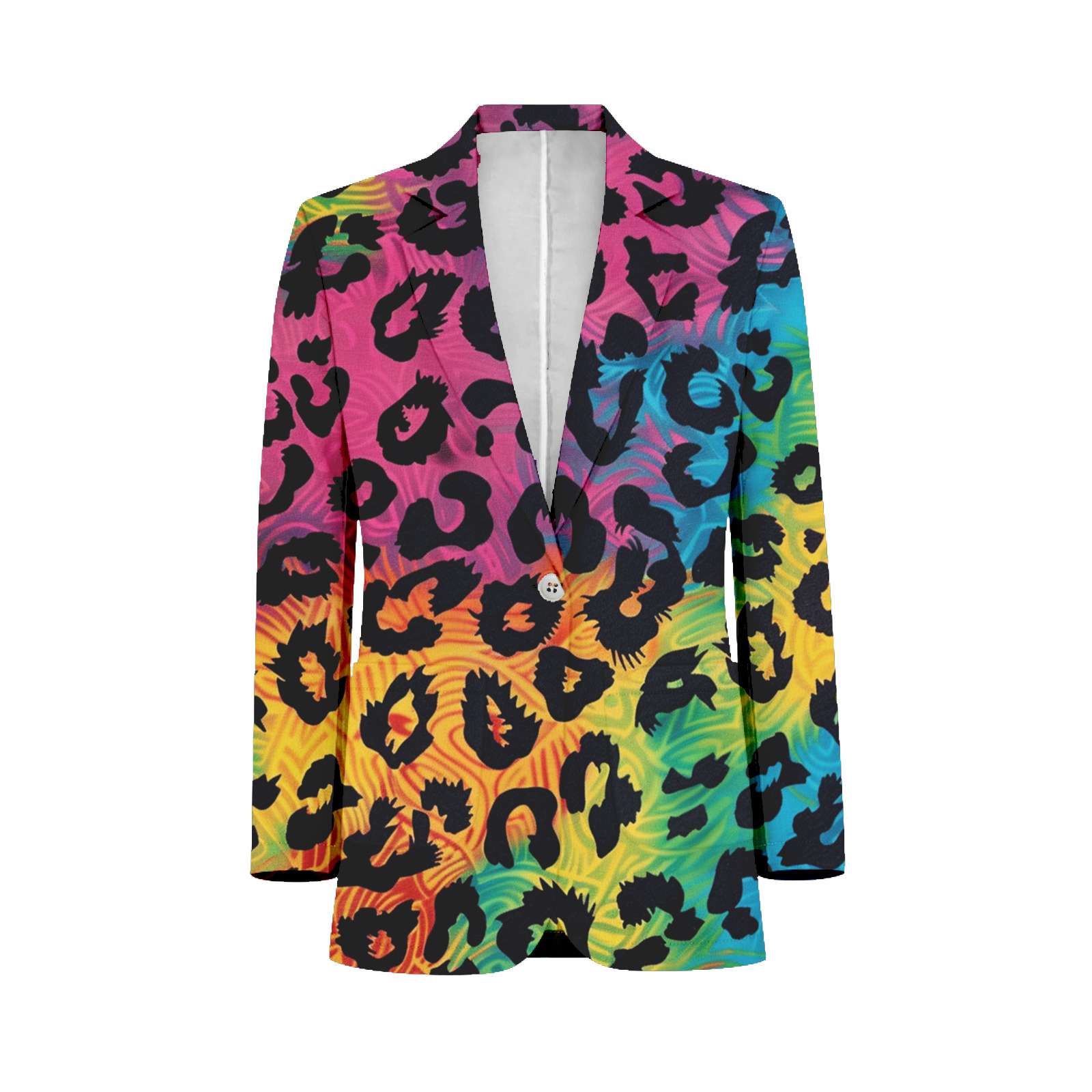 Leopard Print Cheetah Spots Men's Suit Blazer Casual Party Wear Slim ...