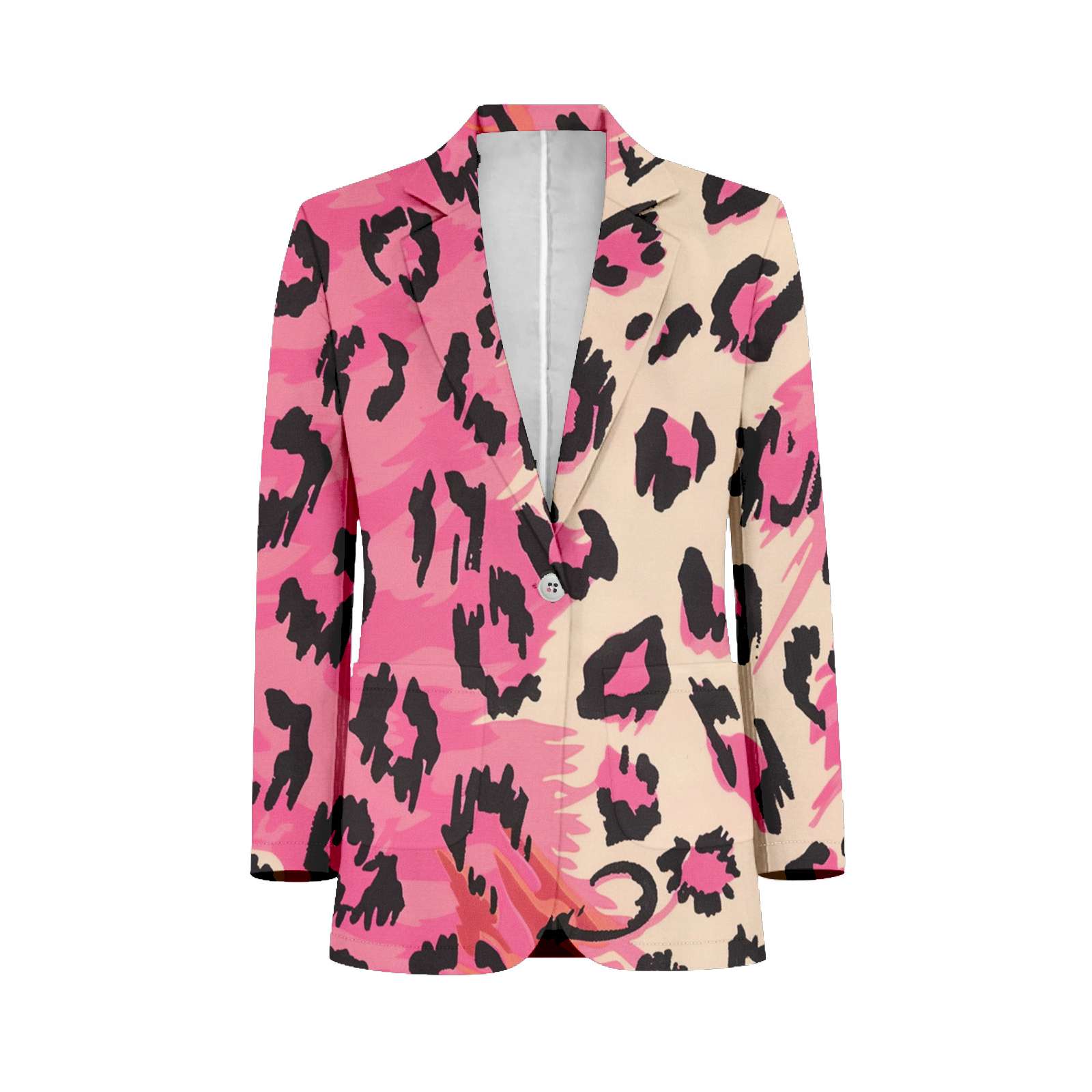 Leopard Print Cheetah Spots Men's Suit Blazer Casual Party Wear Slim ...