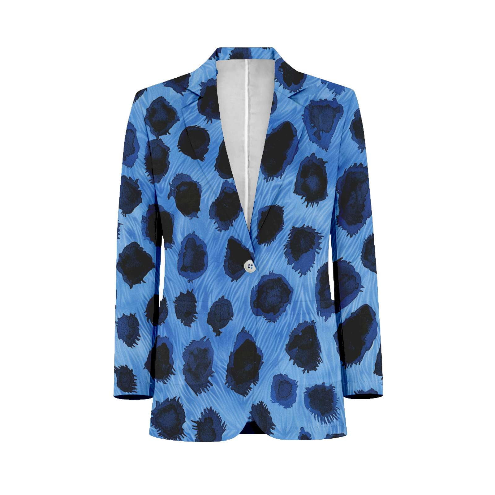 Leopard Print Cheetah Spots Mens Suits Shawl Collar Slim Fit Suit Mens ...