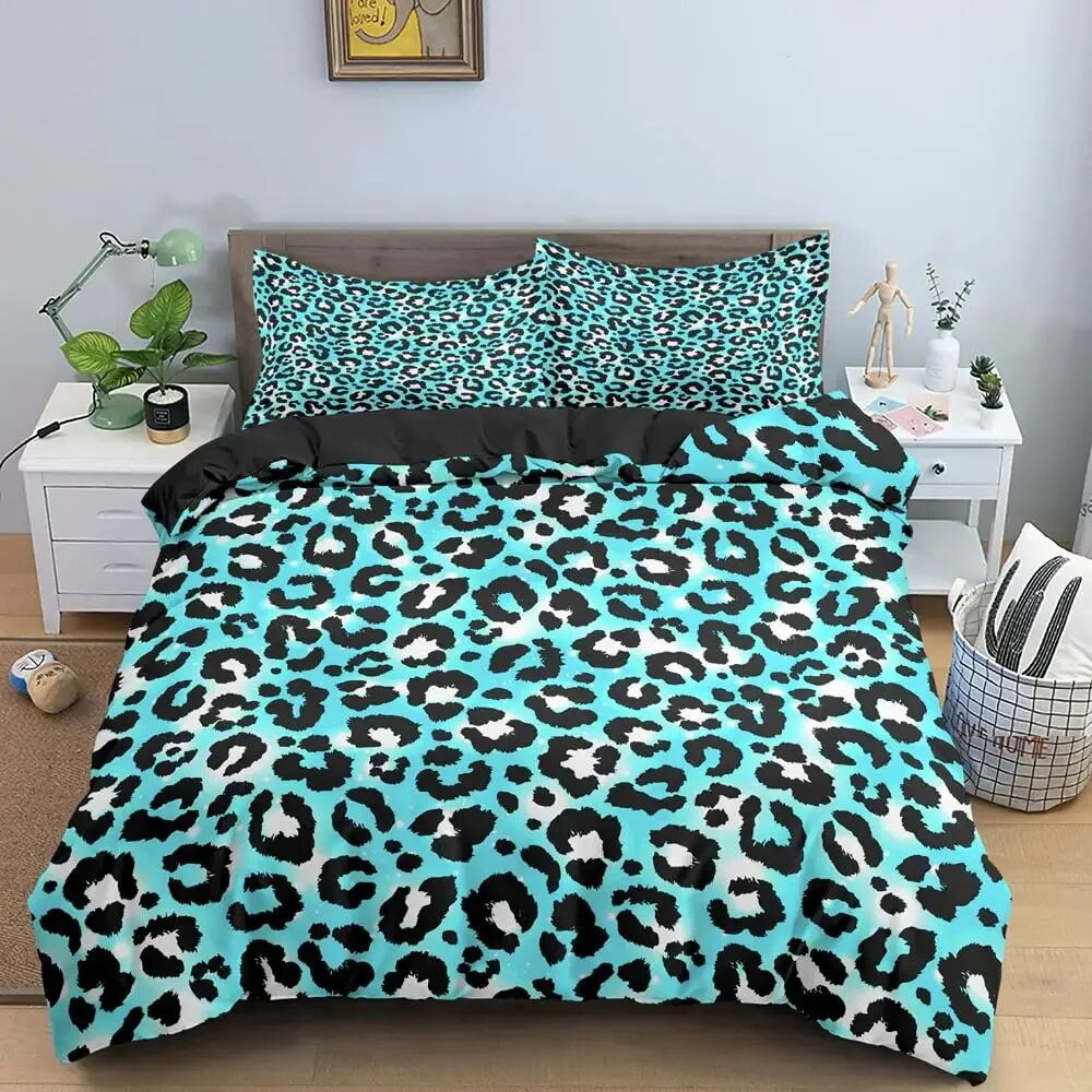 Leopard Print Duvet Cover Set Leopard 3d Print King Size Comforter