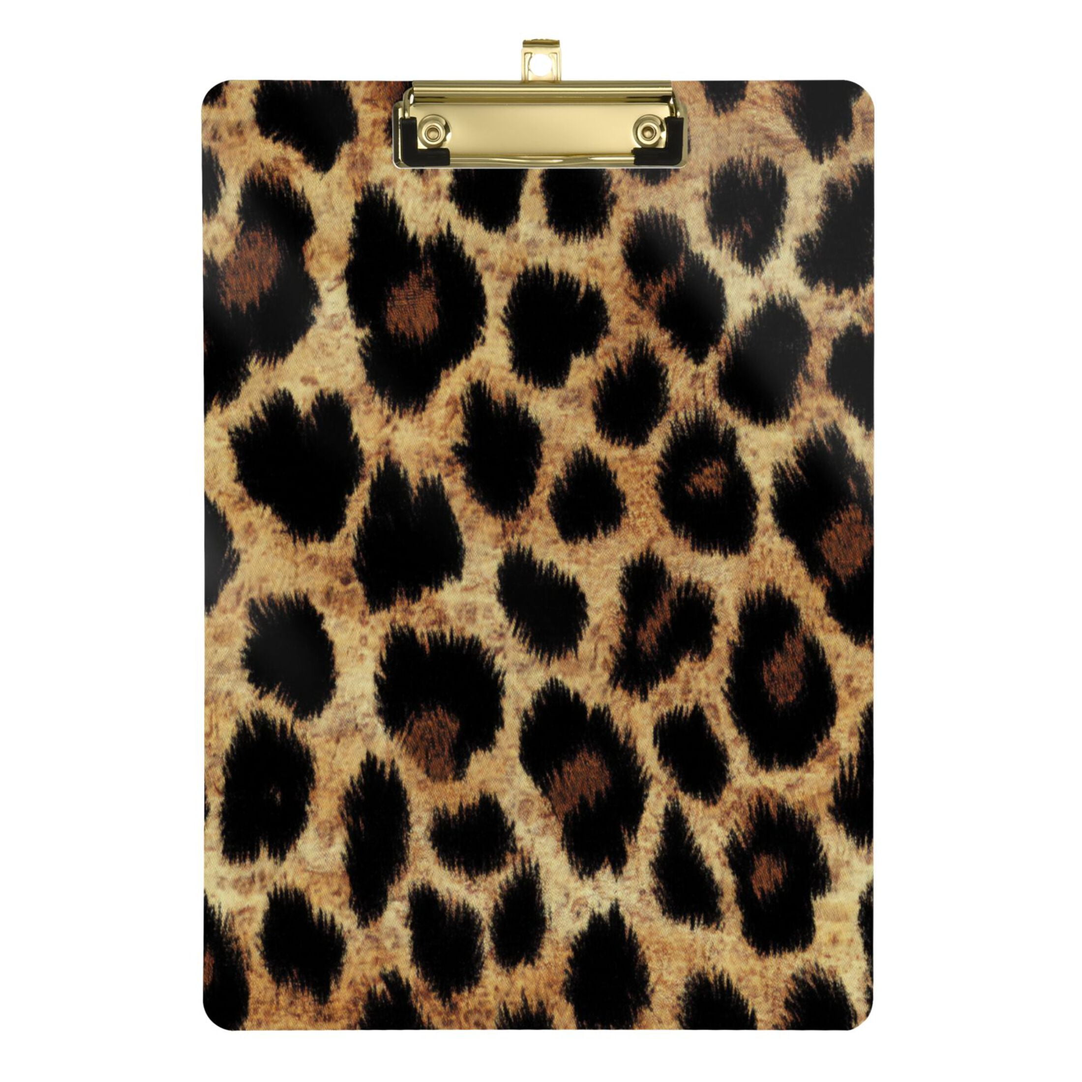 Leopard Print Fabric Texture Acrylic Clipboards A4 Standard Size ...