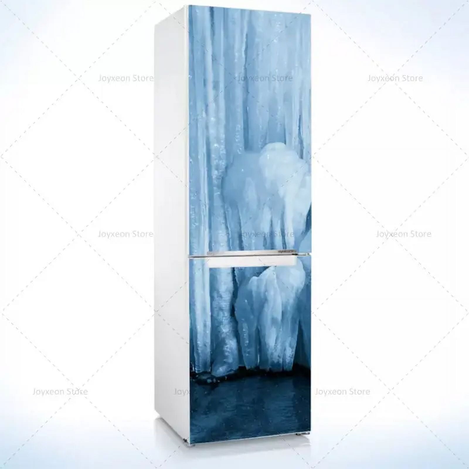 Leopard Print Fridge Sticker Mosaic Custom Size Pattern Vinyl PVC ...