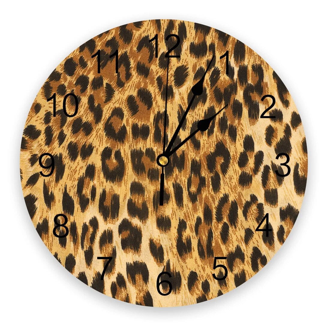 Leopard Print High Heels Clocks Wall Home Decor Modern Kitchen Room ...