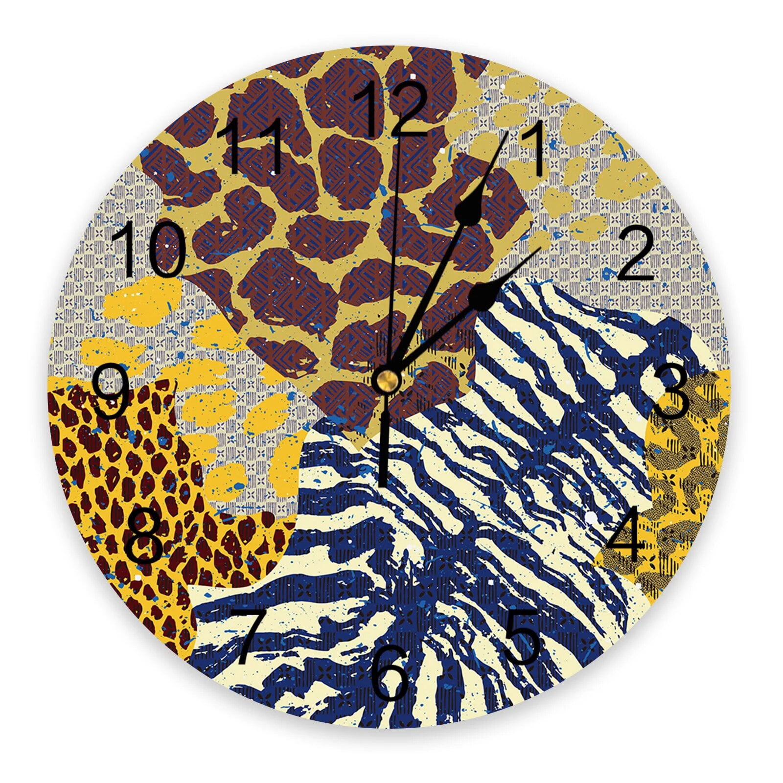 Leopard Print High Heels Clocks Wall Home Decor Modern Kitchen Room ...
