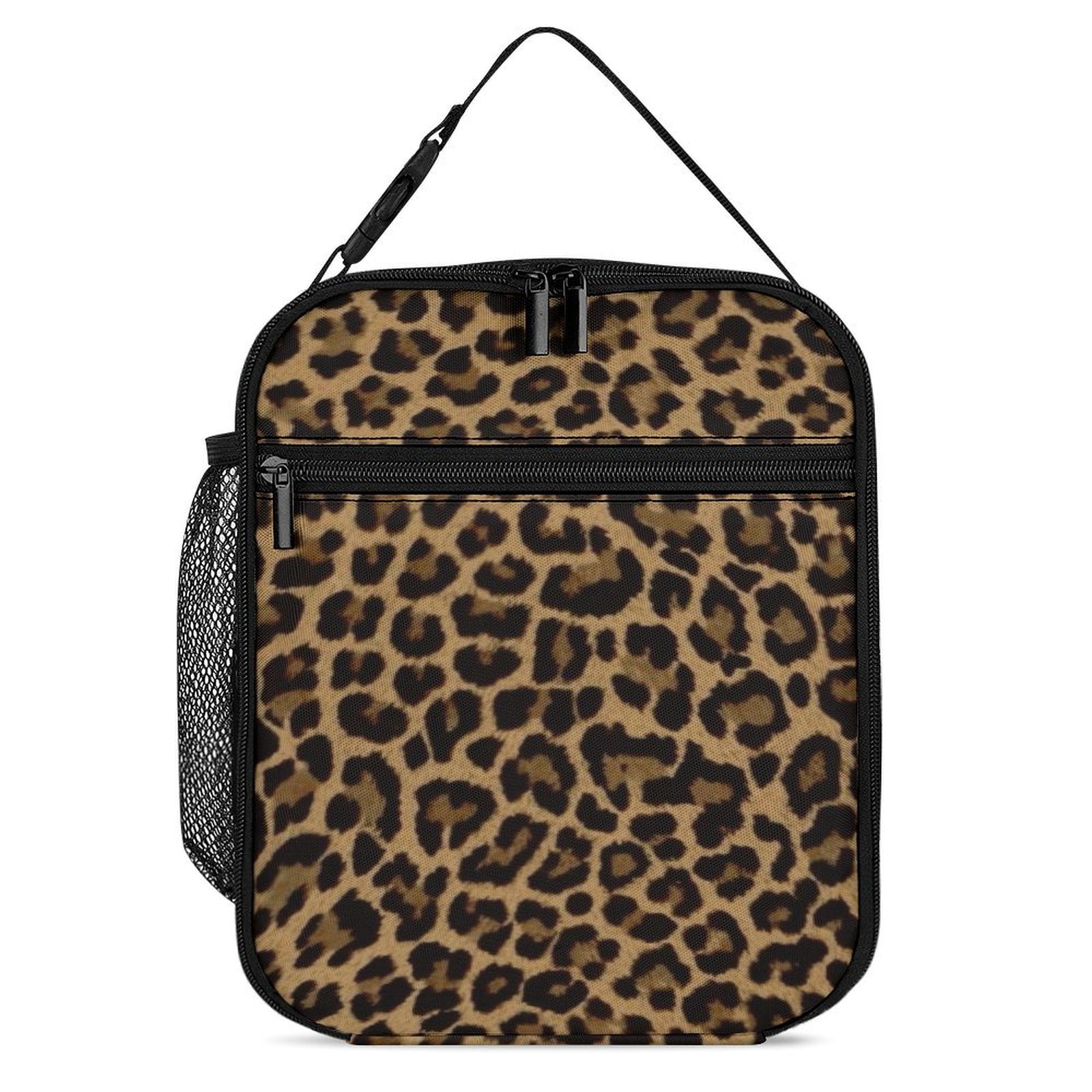 Leopard Print Lunch Bag Women Thermal Cooler Insulated Lunch Boxes for ...