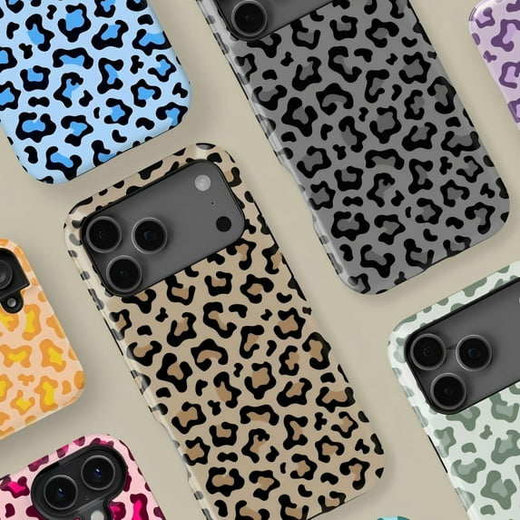Leopard Print MagSafe Case for iPhone Samsung Cheetah Animal Pattern ...