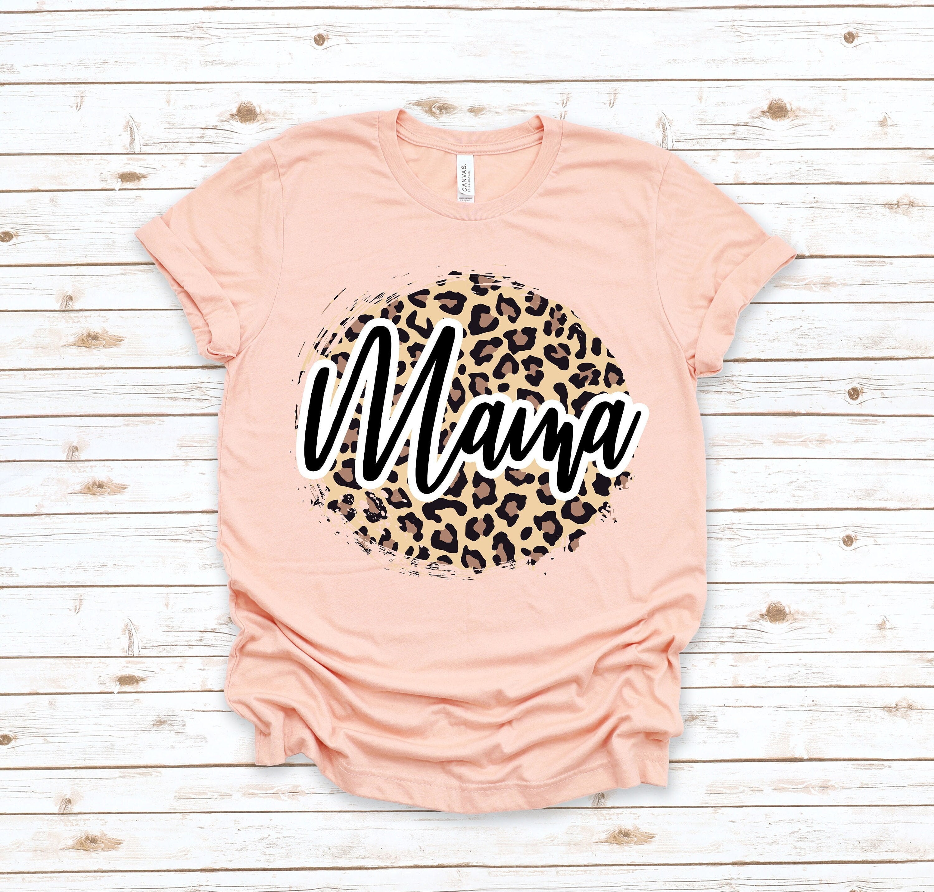 Leopard Print Mama Shirt, Cheetah Mama Shirt for Mother's Day, Gifts ...