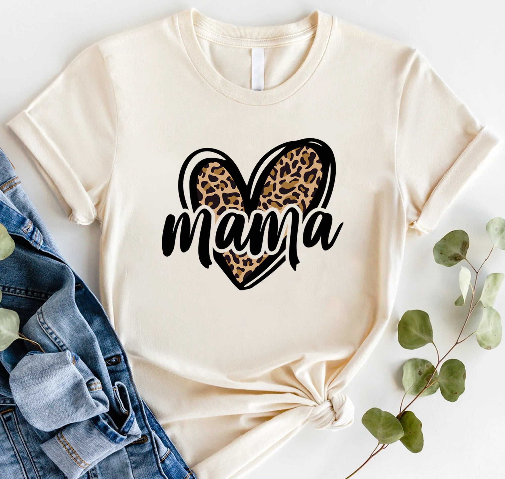 Leopard Print Mama Shirt, Cheetah Mama Shirt for Mother's Day, Gifts ...