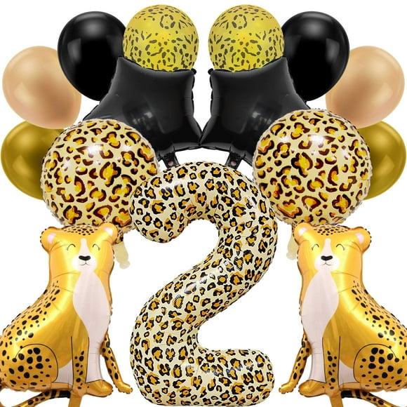 leopard birthday supplies