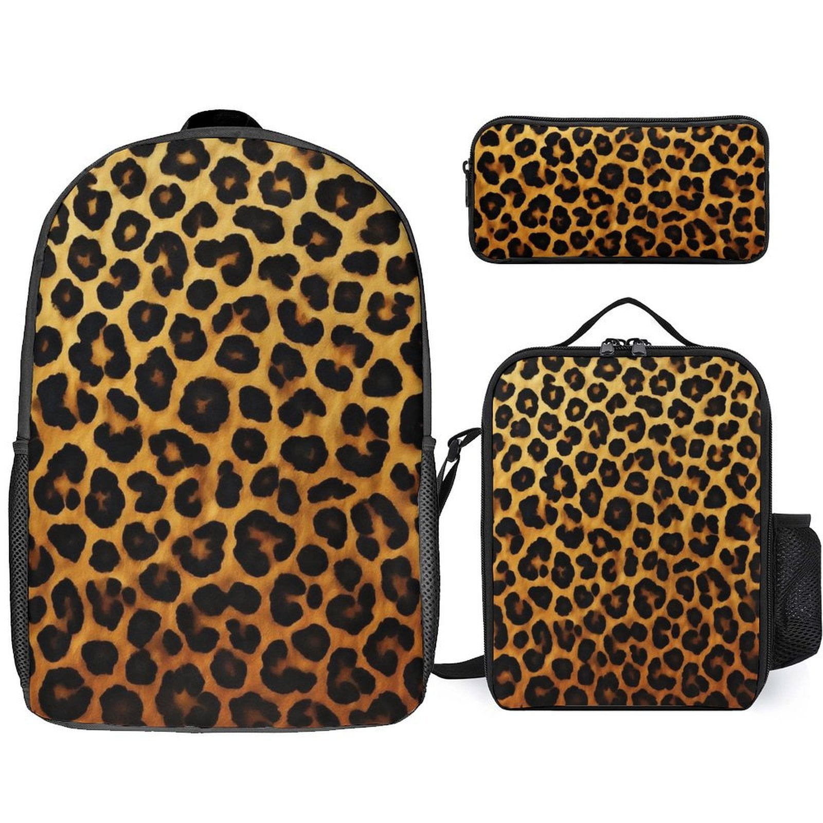 Leopard Print Pattern-1 3D Printed 3pcs/Set Bags Laptop Daypack ...