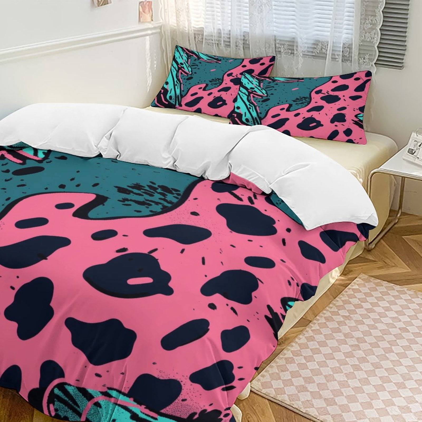 Leopard Print Pattern 3D Duvet Cover Set Quilt Cover Theme of Kid Boy ...